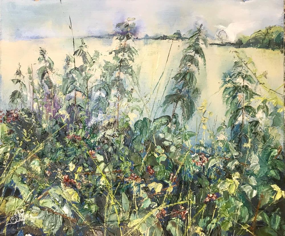 Emma Spence Artist | Nettles in the Wind Painting | Original Irish ...