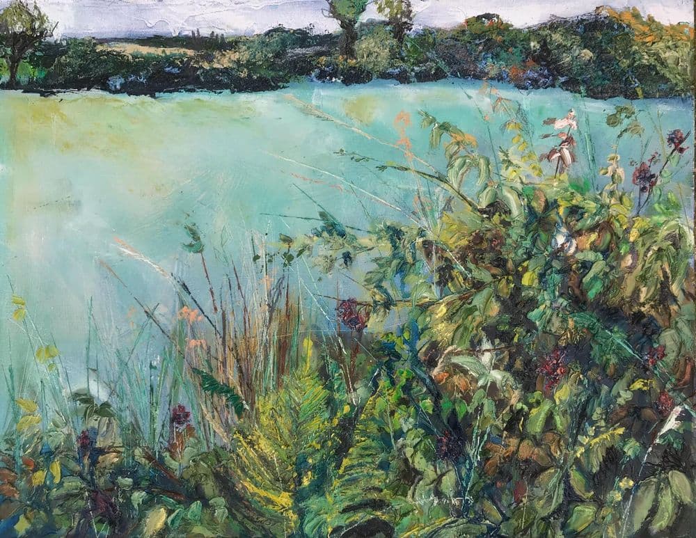 Emma Spence Artist | Over the Hedge Painting | Original Irish Landscape ...