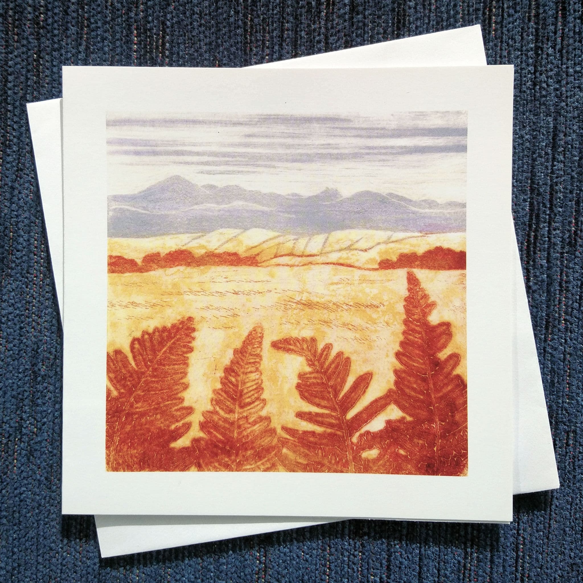 Algan Arts | Gail Kelly Artist | Waiting for Me Landscape Card | Art ...