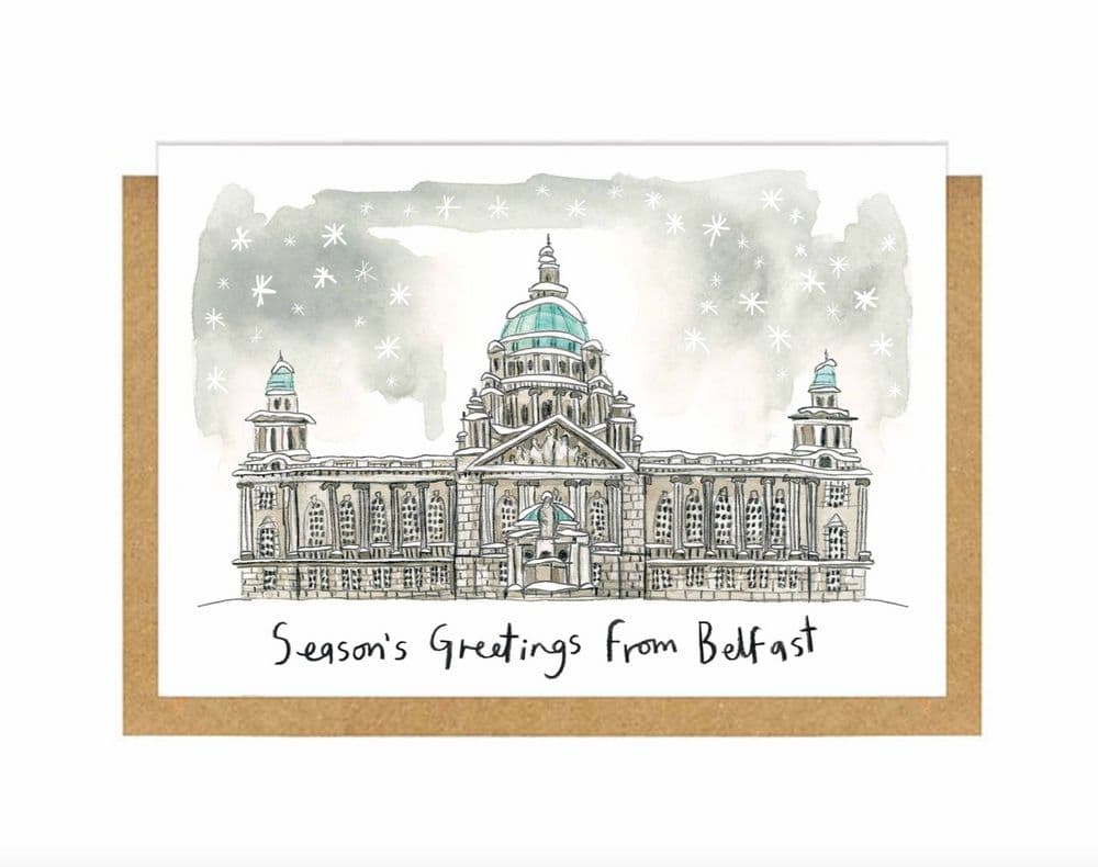 Gemma O'Neill Artist & Illustrator | Belfast City Hall Christmas Card ...