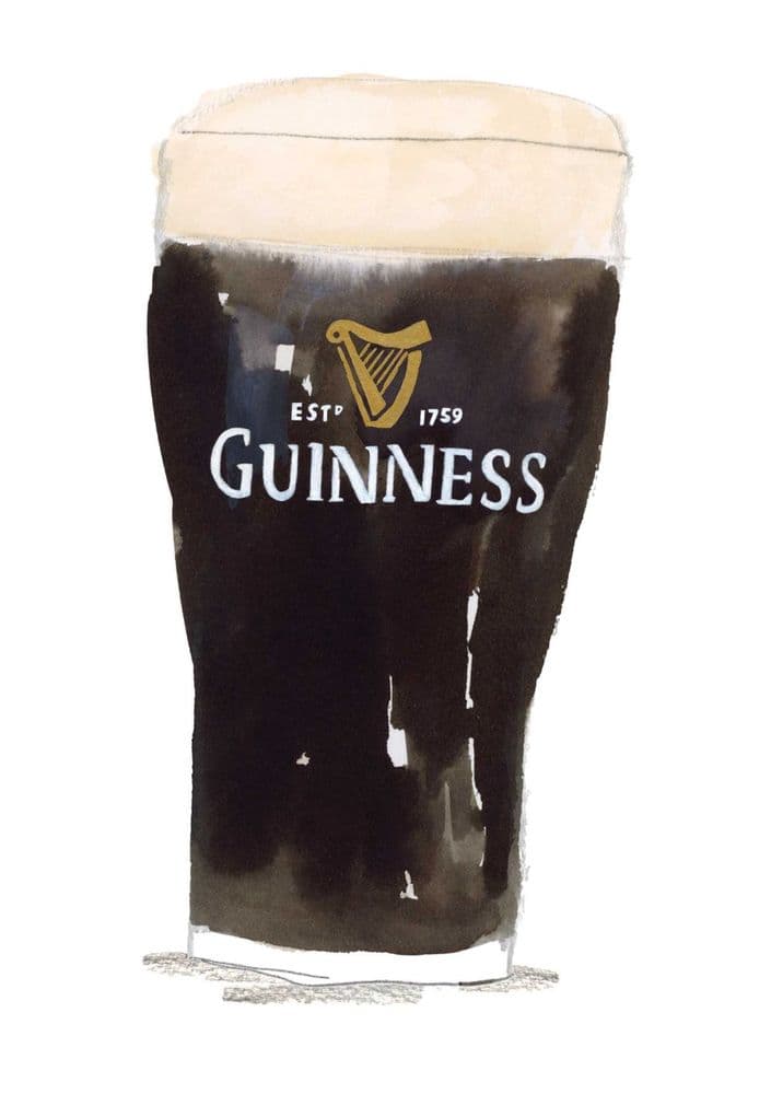 Gemma O'Neill Artist & Illustrator | Pint of Guinness Print | Northern ...
