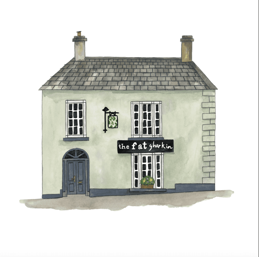 Gemma O'Neill Artist & Illustrator | The Fat Gherkin Moira Print ...