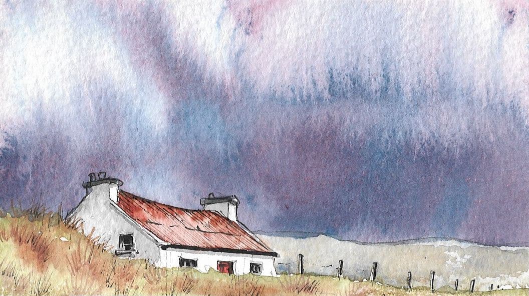 George Gourley Artist | Landscape #4 Original Watercolour Painting ...