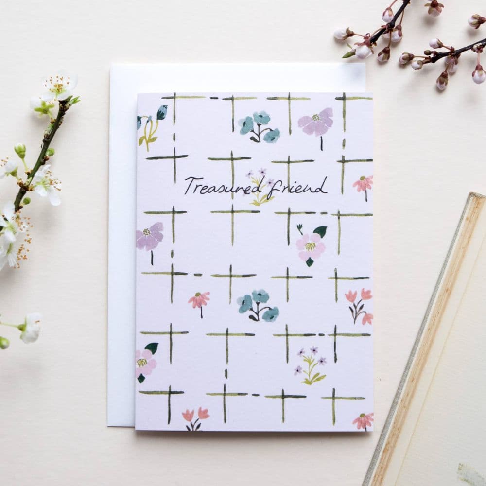 The Hidden Pearl Studio | Treasured Friend Card | Friendship Cards