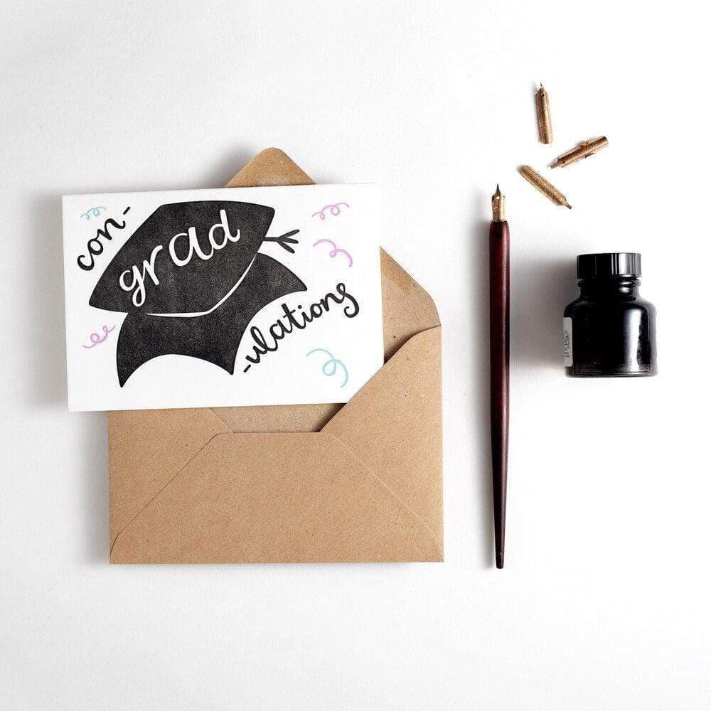 Hunter Paper Co | Con-grad-ulations Graduation Card | Letterpress Well ...