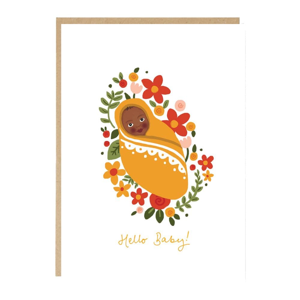 Jade Fisher Illustrated Cards | Hello Baby Card | New Baby Cards