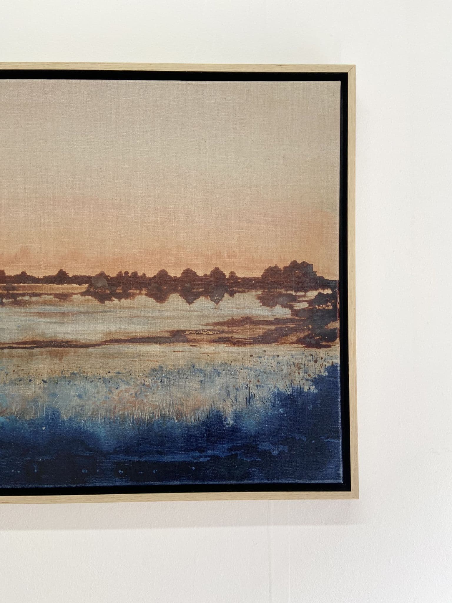 Jude Fenton Artist | Dusk Original Ink & Embroidery Painting | Northern ...