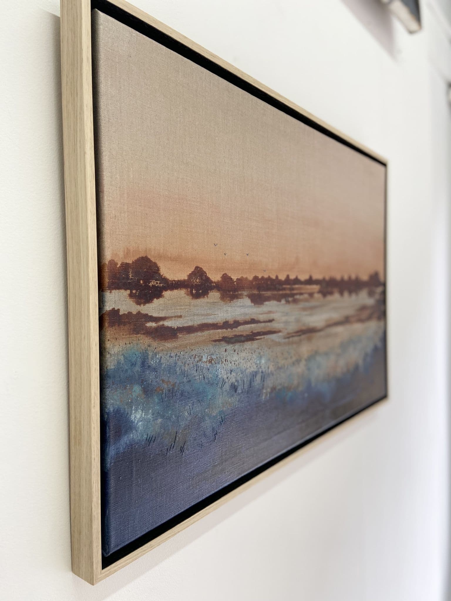 Jude Fenton Artist | Dusk Original Ink & Embroidery Painting | Northern ...