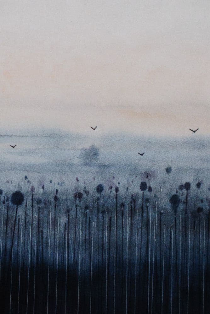 Jude Fenton Artist | Serenity Watercolour Landscape Print | Northern ...