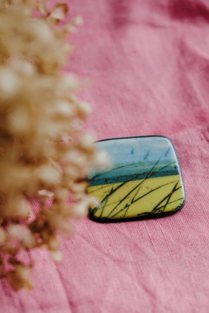 Karen Howarth Jewellery | Handmade Porcelain Skyline Brooch | Ceramic ...