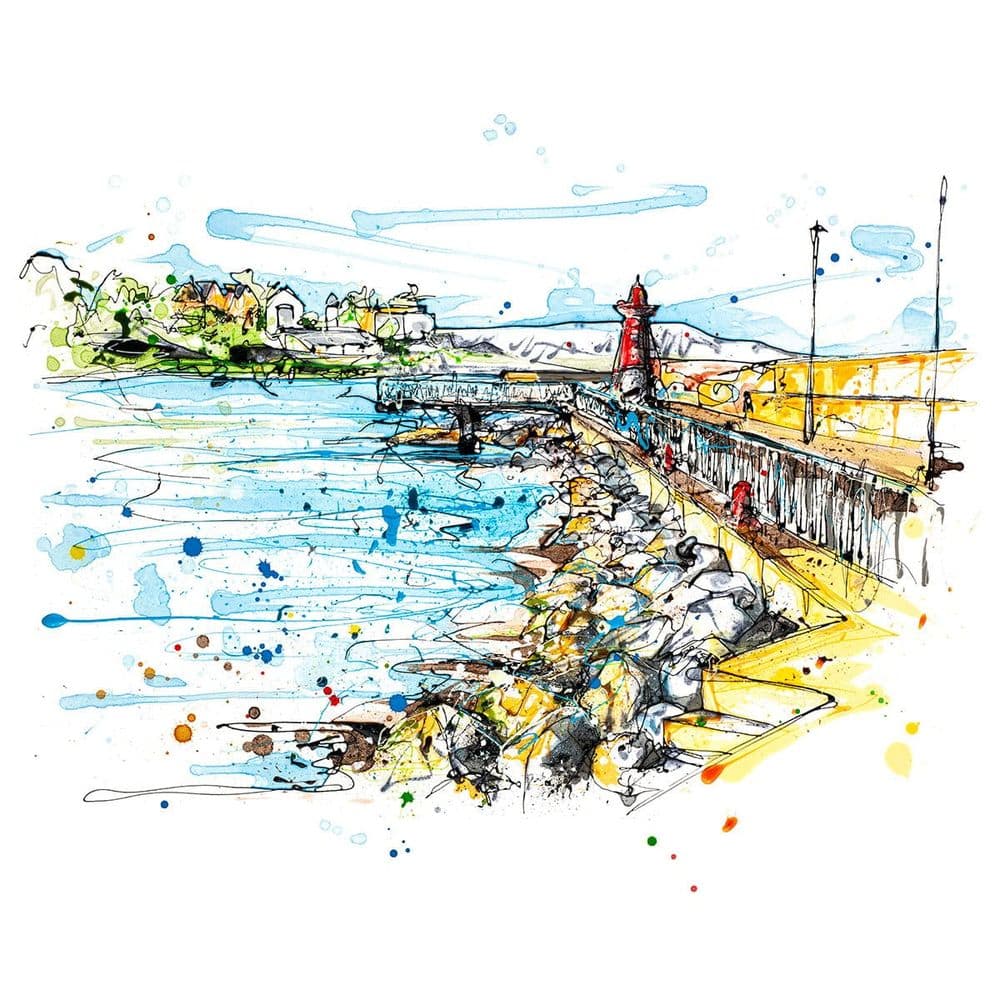 Kathryn Callaghan Artist | Bangor Pier Print | KC Fine Art | Northern ...
