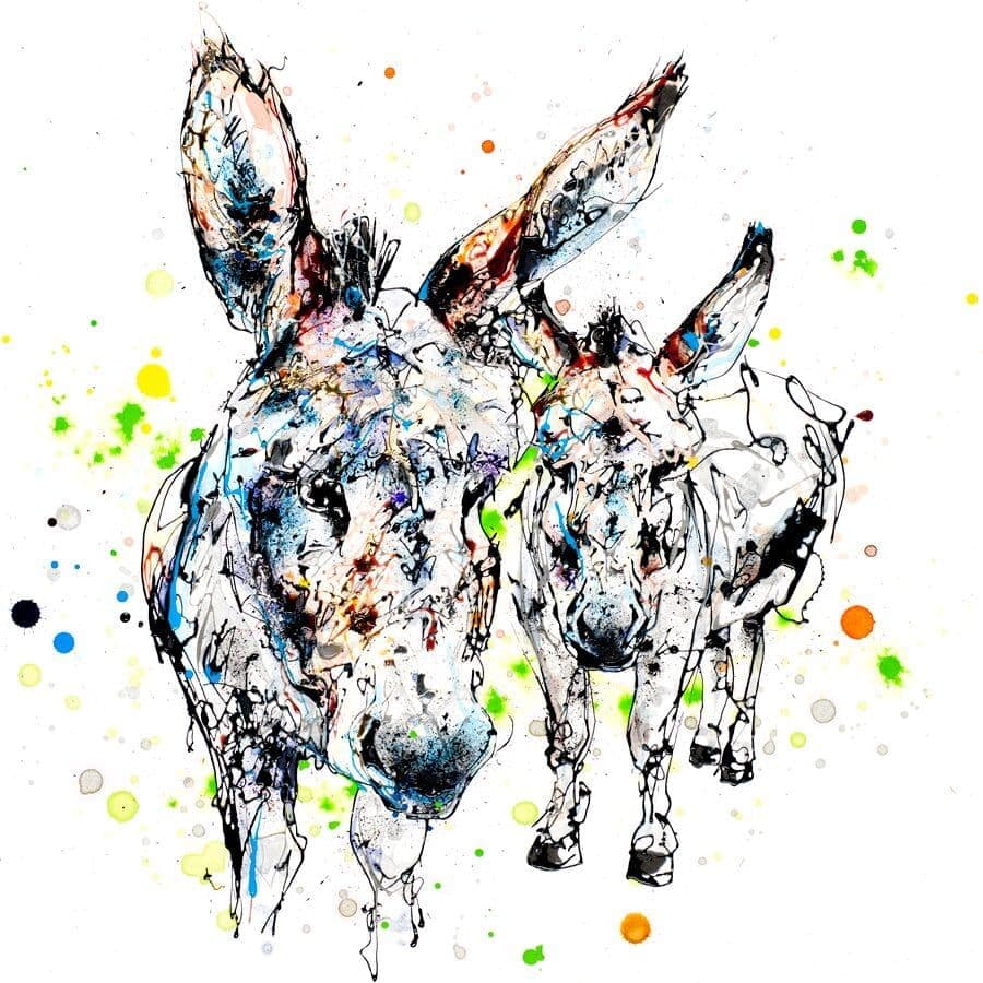 Kathryn Callaghan Artist | Companions Donkey Print | KC Fine Art ...