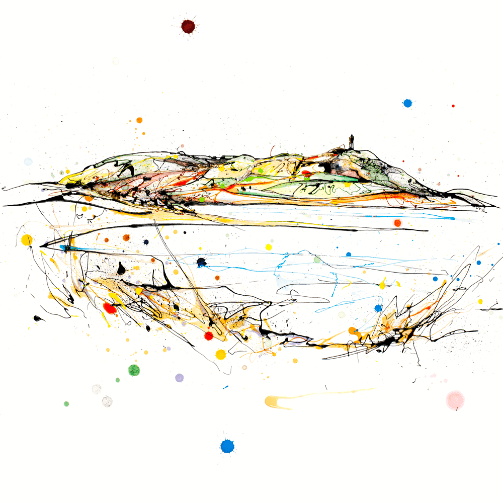 Kathryn Callaghan Artist | Scrabo Tower Newtownards Print | KC Fine Art ...