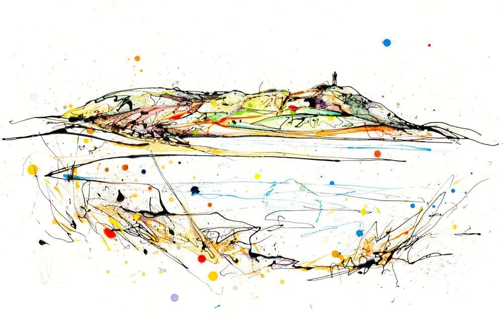 Kathryn Callaghan Artist | Scrabo Tower Print | KC Fine Art | Northern ...