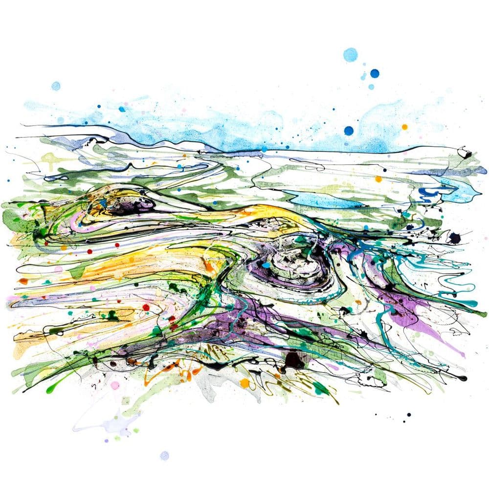 Kathryn Callaghan Artist | The Burren Wild Atlantic Way Ireland Print ...