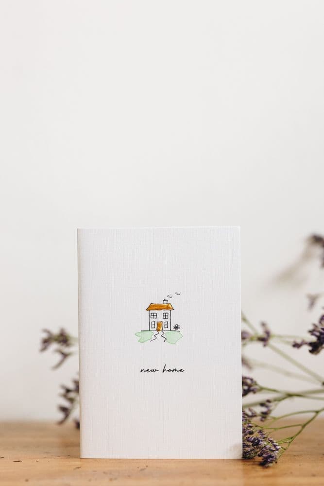 The Lighthouse Drawing Rooms | Hand Painted New Home Card | New Home Cards