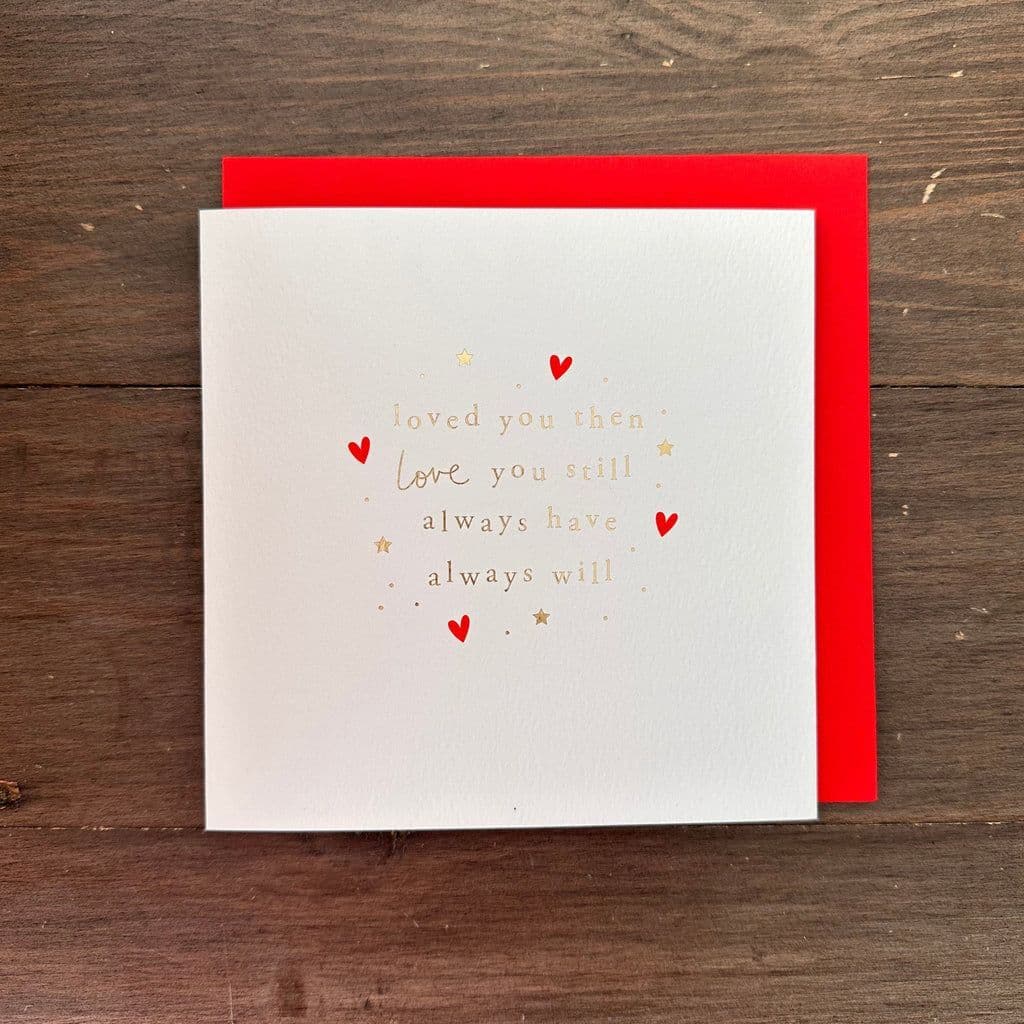 Megan Claire Greetings Cards | Will Always Love You Card | Valentine's ...