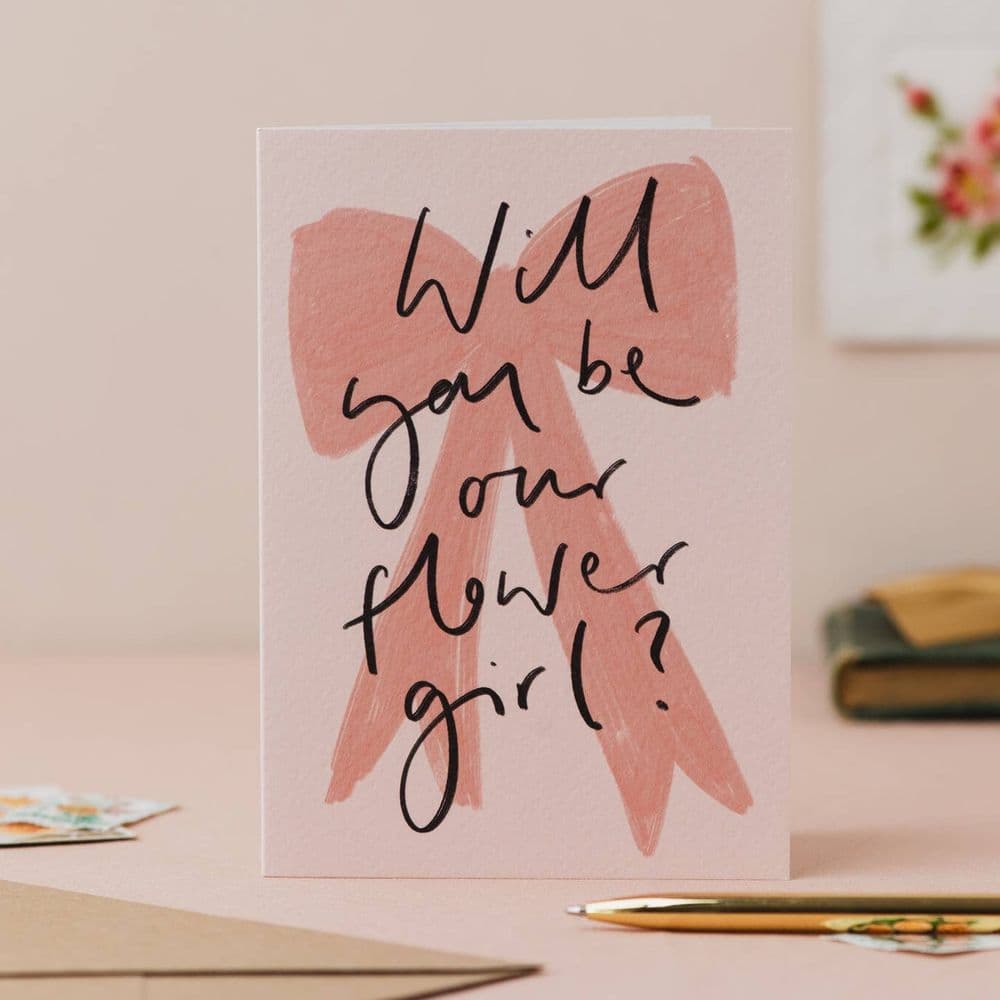 Oh Squirrel Stationery & Cards | Flower Girl Wedding Card | Katie ...