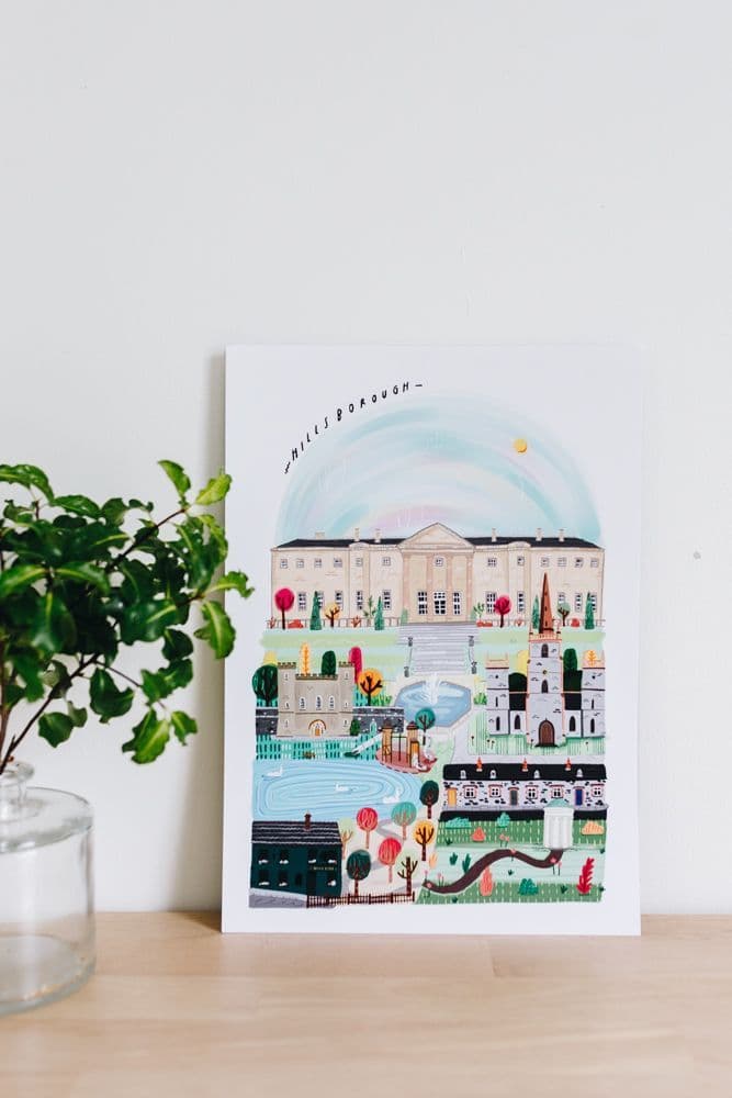 Peter Paints Pictures | Hillsborough Northern Ireland Print | Peter ...