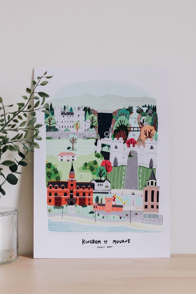 Peter Paints Pictures | Kingdom of Mourne Northern Ireland Print ...