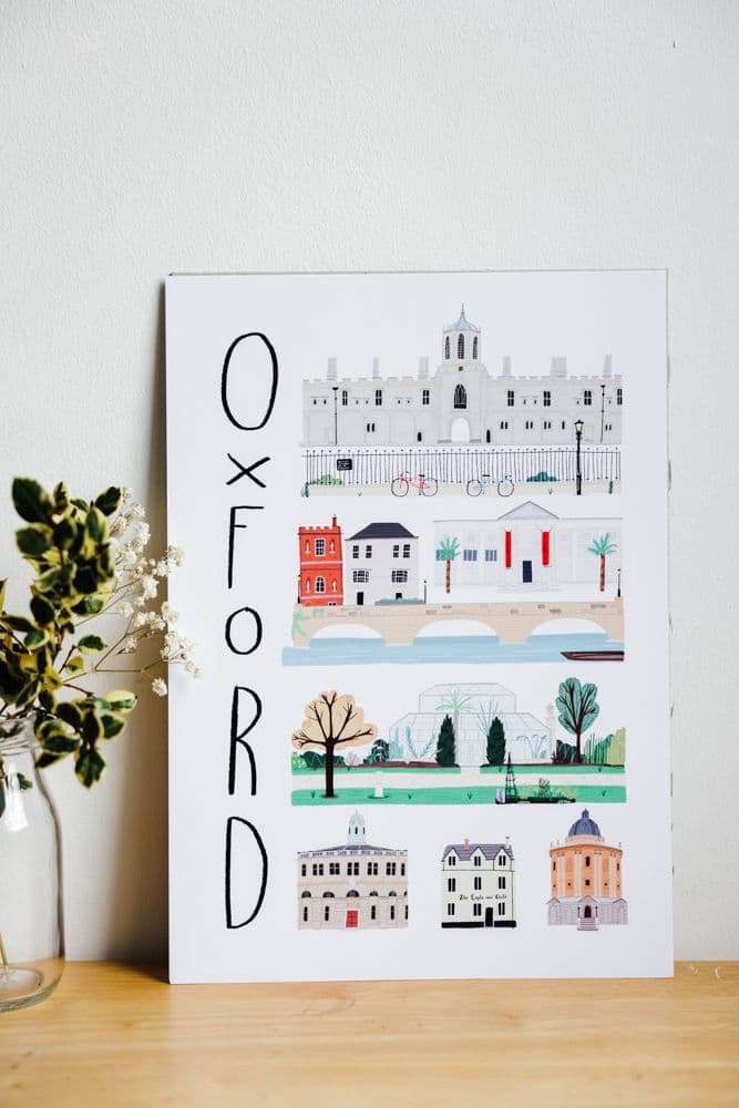 Peter Paints Pictures | Oxford England Print | Peter Martin Artist