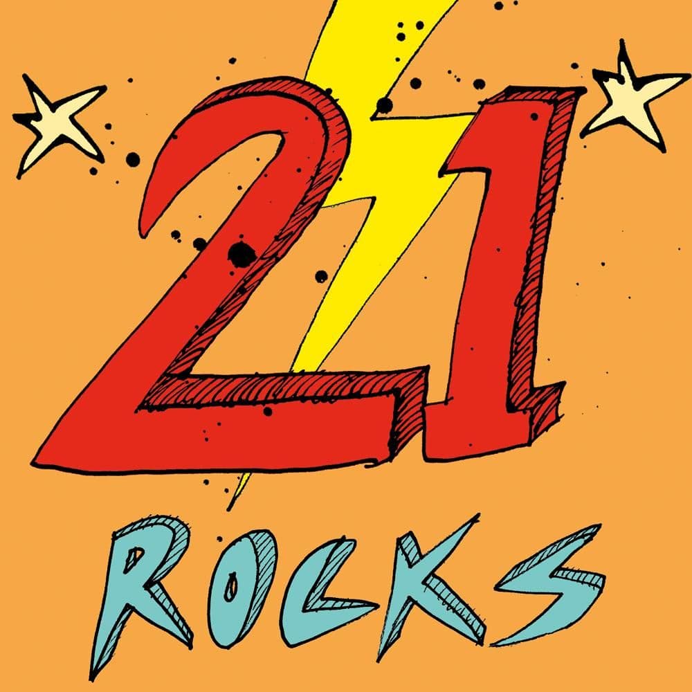 Poet & Painter Cards | 21 Rocks 21st Birthday Card