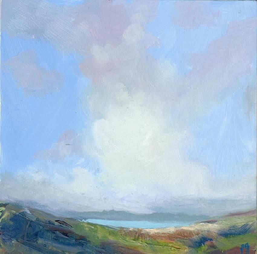 Polly Gribben Artist | Big Skies, Donegal Original Painting | Northern ...