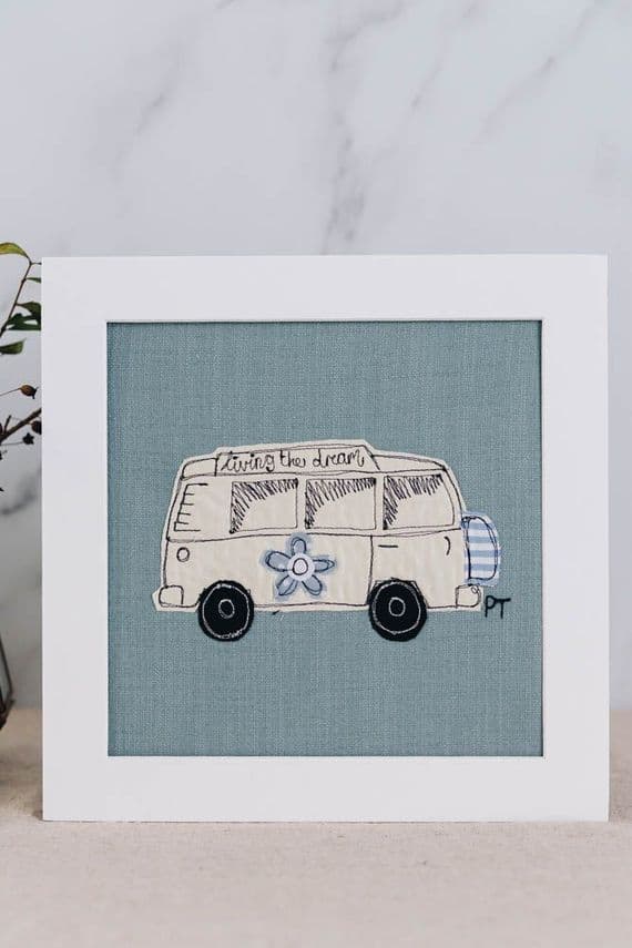 Poppy Treffry Artist | Campervan Original Textile & Embroidery ...