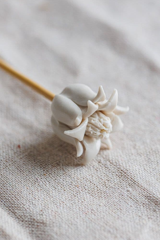 Purely Porcelain | Porcelain Blushing Bride Diffuser Flower Reeds ...