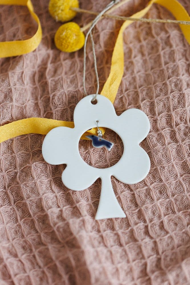 Rhian Winslade Ceramics | Handmade Flower Tree with Bird Decoration ...