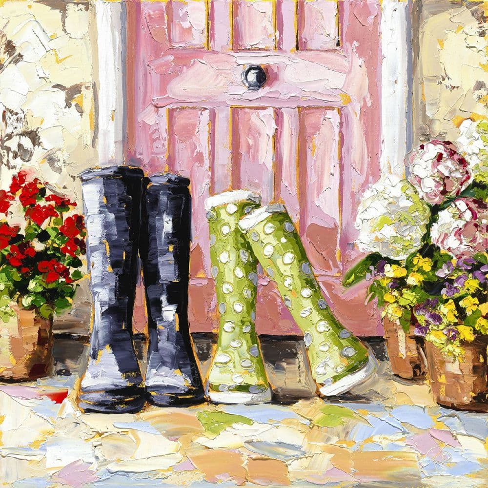 Roisin O'Farrell Artist | Better Together Framed Welly Boot Print ...