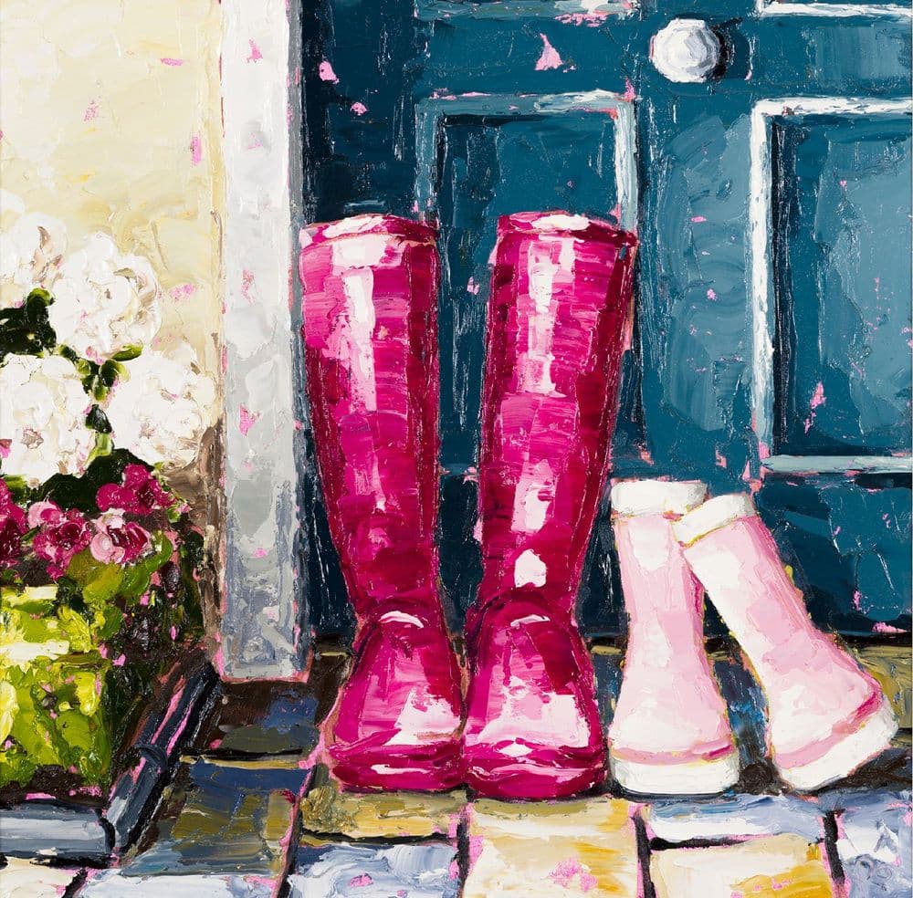 Roisin O'Farrell Artist | We Belong Together Framed Welly Boot Print ...