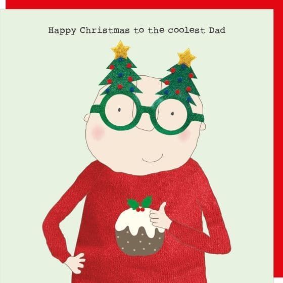 Rosie Made a Thing Cards | Coolest Dad Christmas Card | Dad Christmas Cards