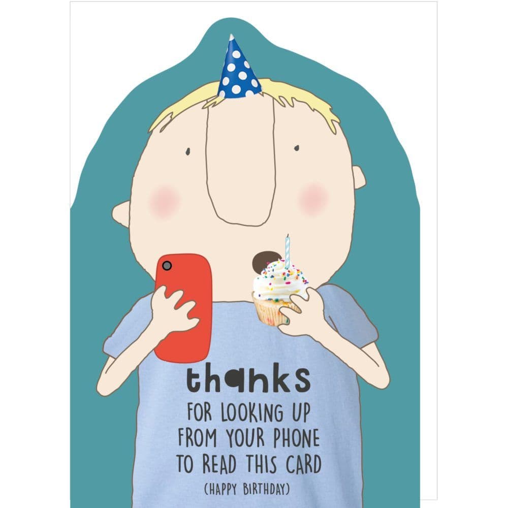 Rosie Made a Thing Cards | Happy Birthday Mobile Phone Card | Children ...