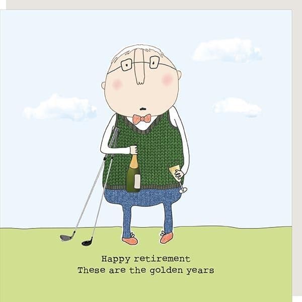 Rosie Made a Thing Cards | Happy Retirement Golden Years Card ...