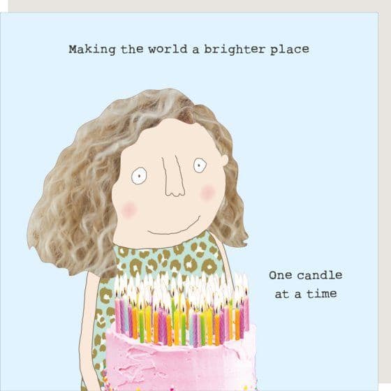 Rosie Made a Thing Cards | One Candle at a Time Birthday Card | Funny ...