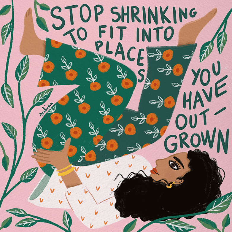 Sakina Saidi Cards & Illustration | Stop Shrinking to Fit Print ...