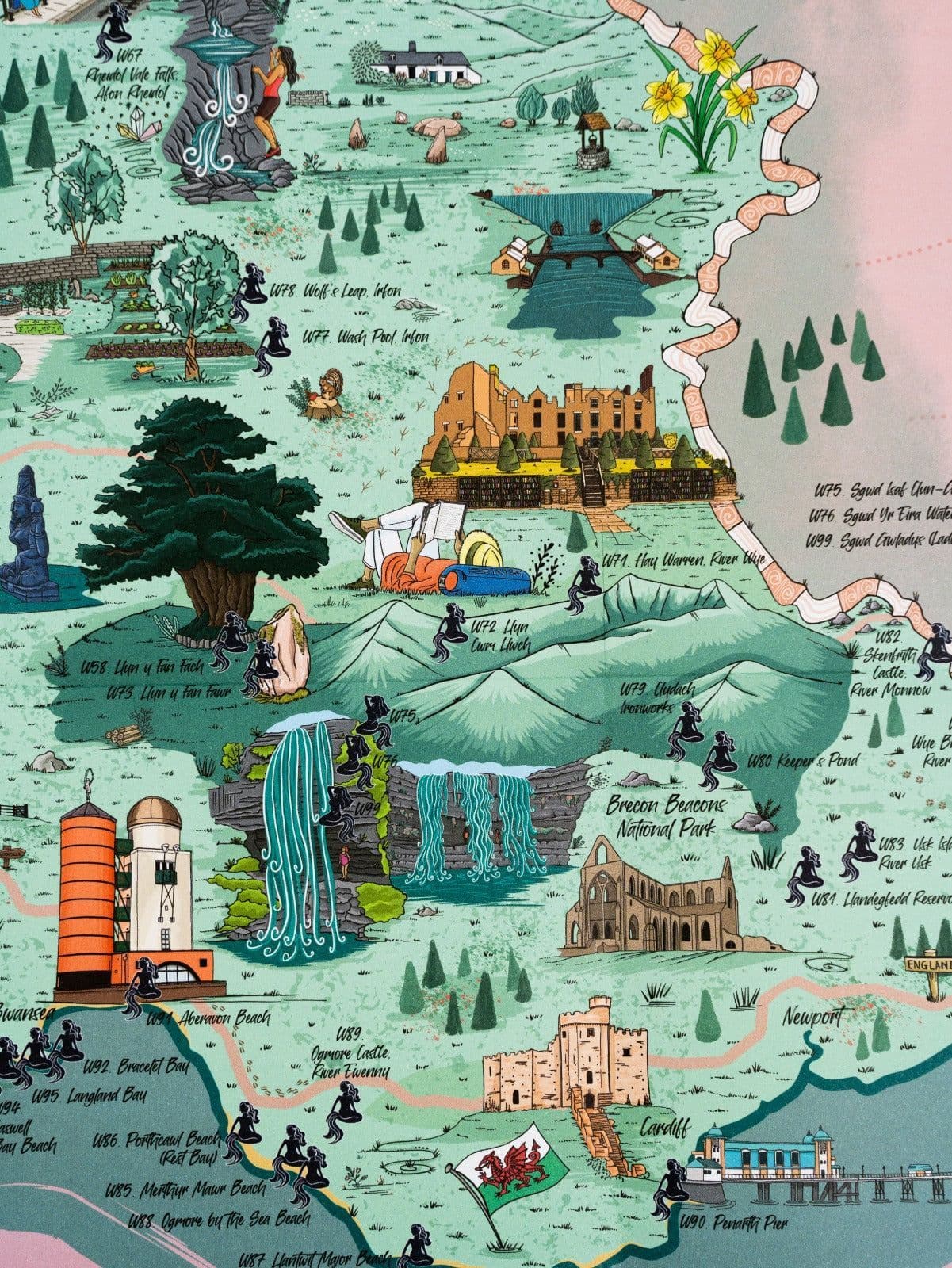 Salty Sea Sisters | Swim Map of Wales | Wild Swimming Wales | Wild ...