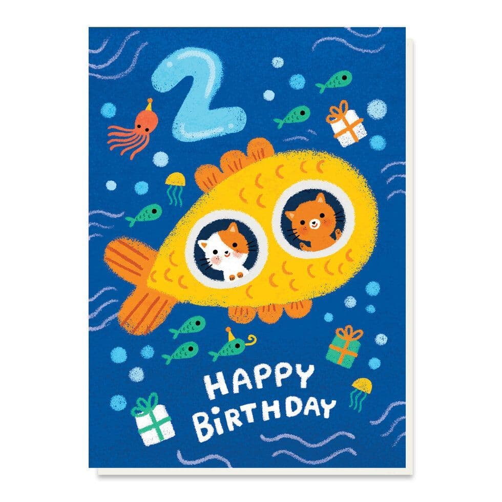 Stormy Knight Cards | 2 Happy Birthday Card | 2nd Birthday Cards