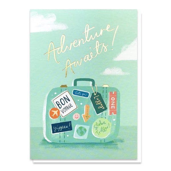 Stormy Knight Cards | Adventure Awaits Card | Travel Bon Voyage Cards