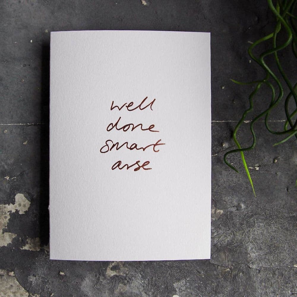 Text from a Friend Cards | Well Done Smart Arse Card | New Job Passed ...