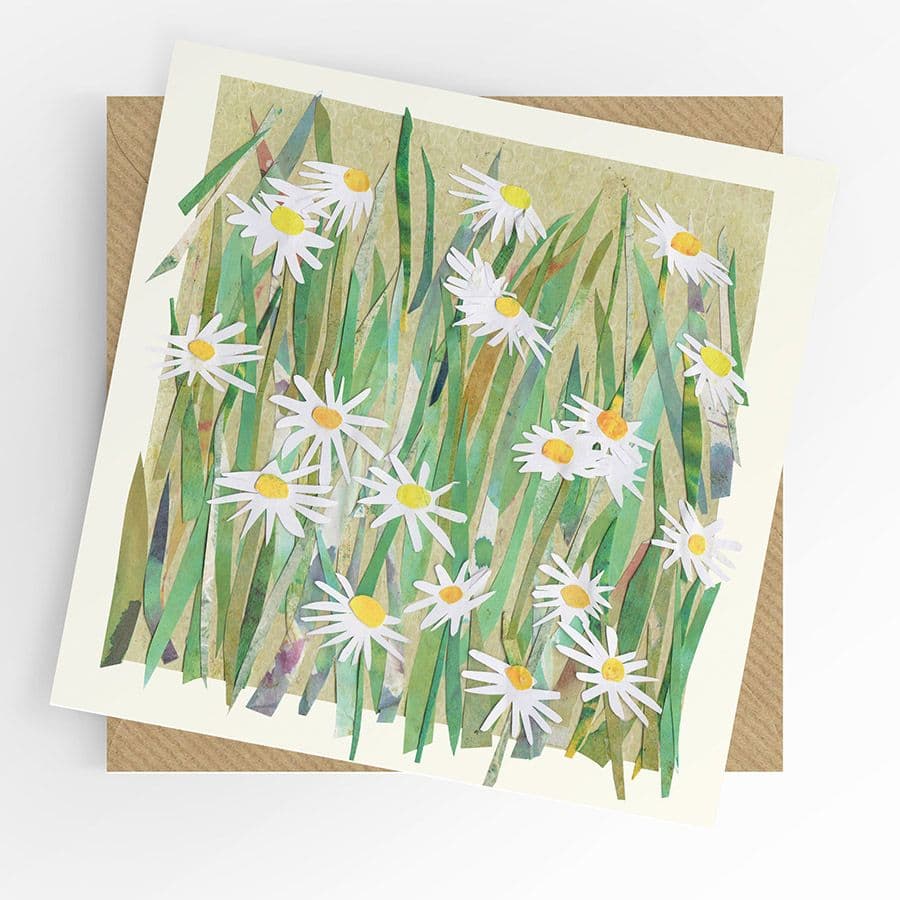 Under the Willow Tree Cards | Daisy Field Card | Blank Art Cards