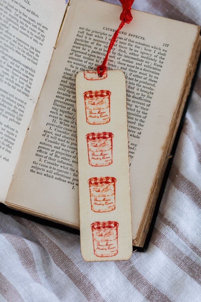 White Chalk Studio | Strawberry Jam Bookmark | Handmade Bookmarks | Northern Ireland