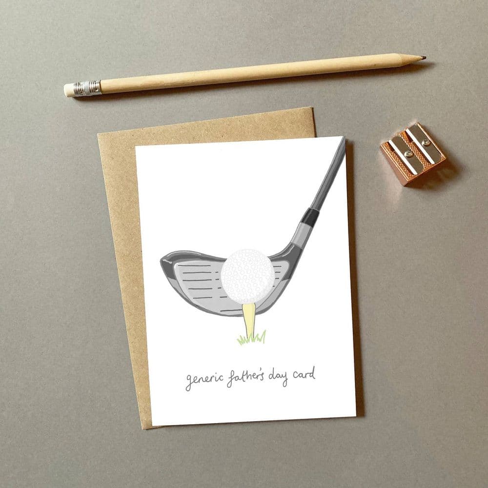 You've Got Pen on Your Face | Generic Father's Day Card | Golf Cards