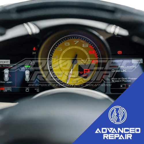 Ferrari F12 Berlinetta Instrument Cluster LCD Display Screen Repair