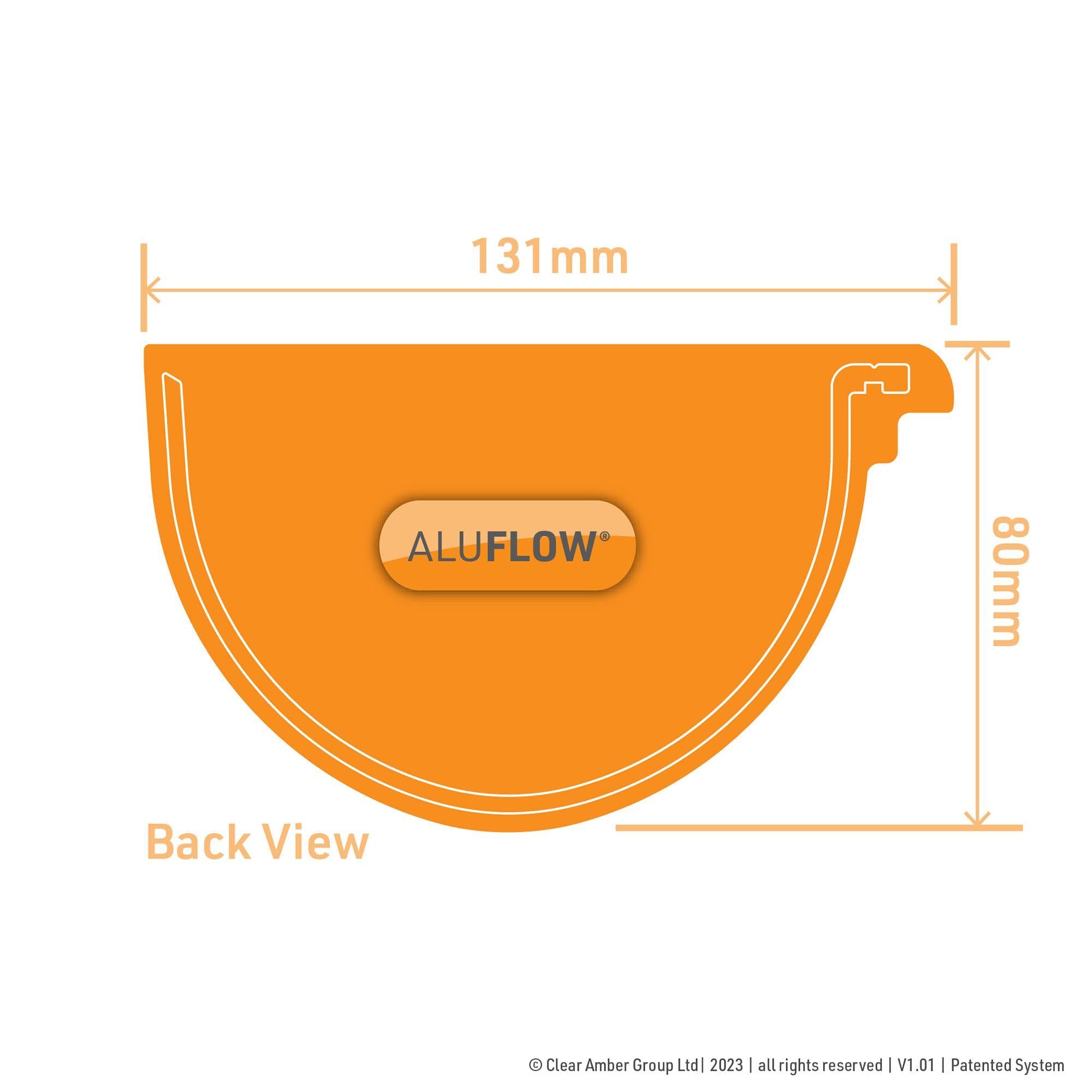 Aluflow Aluminium Deepflow Gutter Corner Angles