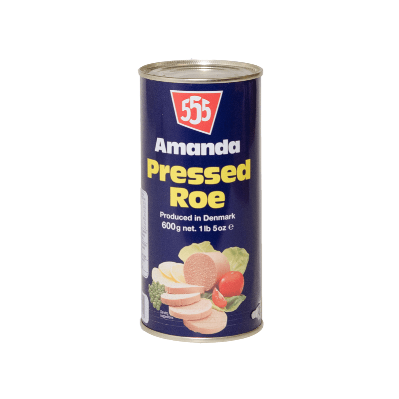 Amanda Tinned Pressed Roe 12 x 600g