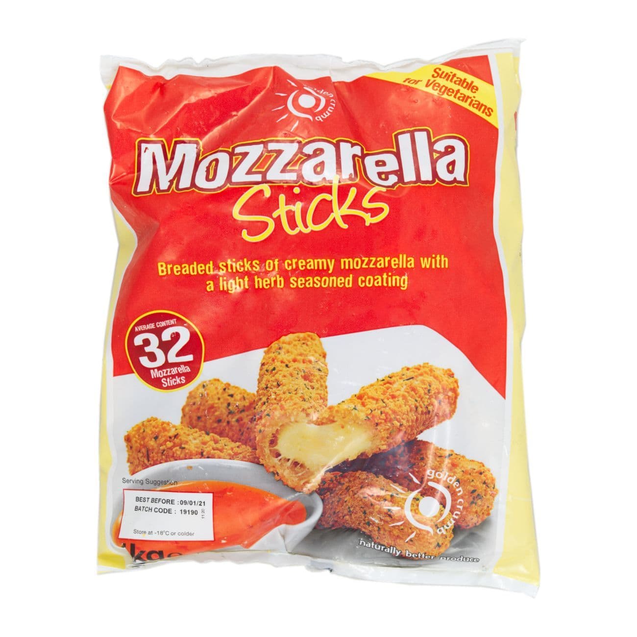 Breaded Mozzarella Sticks 1kg