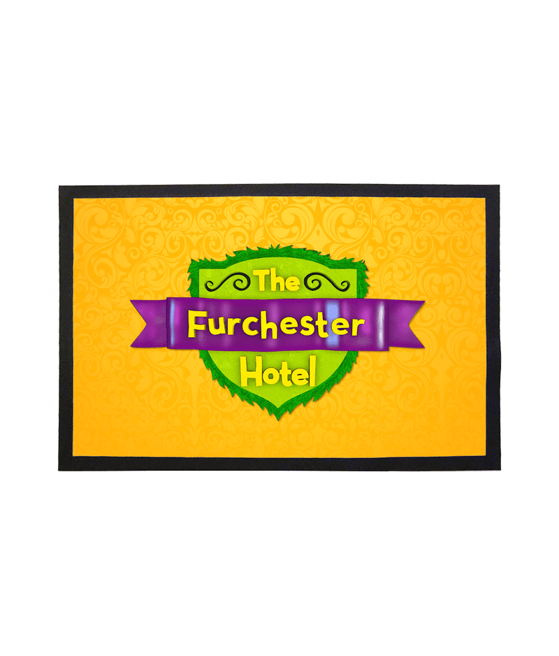 The Furchester Hotel CBeebies Sesame Street Spin Off Doormat Welcome Mat