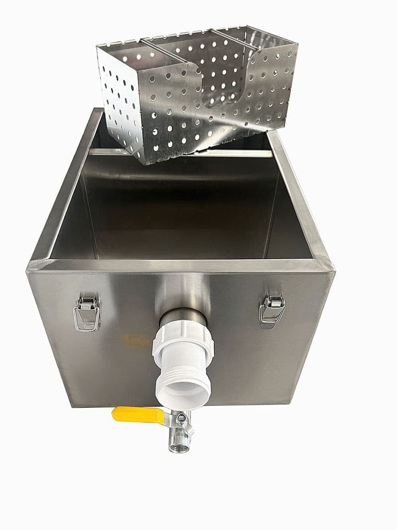 Stainless Steel 5KG - 16 Litre Grease Trap - Fat Separator